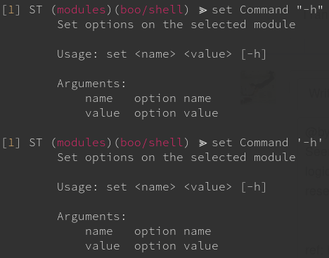 [BUG] Arguments input with a "-" sign do not get parsed. · Issue #109 · byt3bl33d3r ...