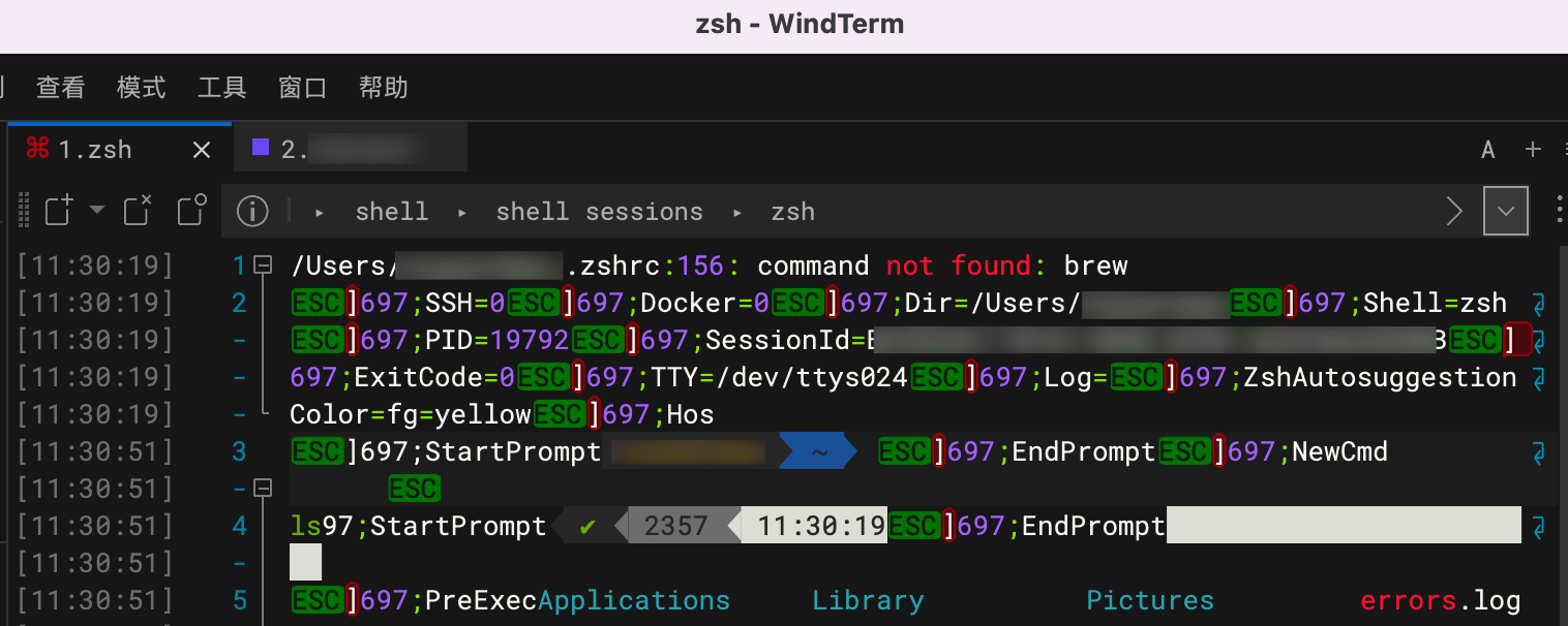zsh: command not found: brew · Issue #719 · kingToolbox/WindTerm · GitHub