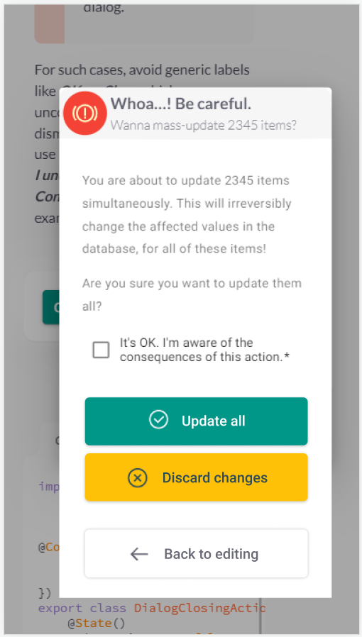 limel-dialog - mobile view. UX issue with a button rendering · Issue #1387 · Lundalogik/lime ...