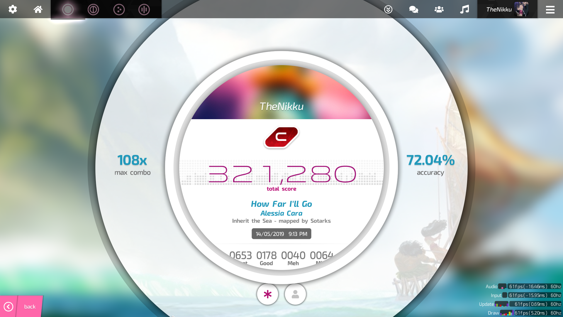 Results statistics overflows the inner circle · Issue #4791 · ppy/osu ...