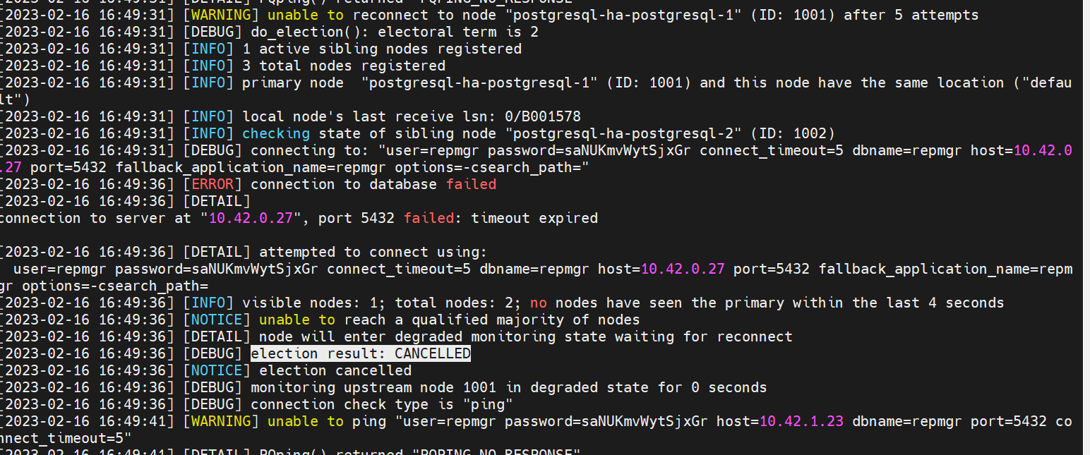 [bitnami/postgresql-ha] Failover Deadlock in case of master node reboot · Issue #14924 · bitnami ...