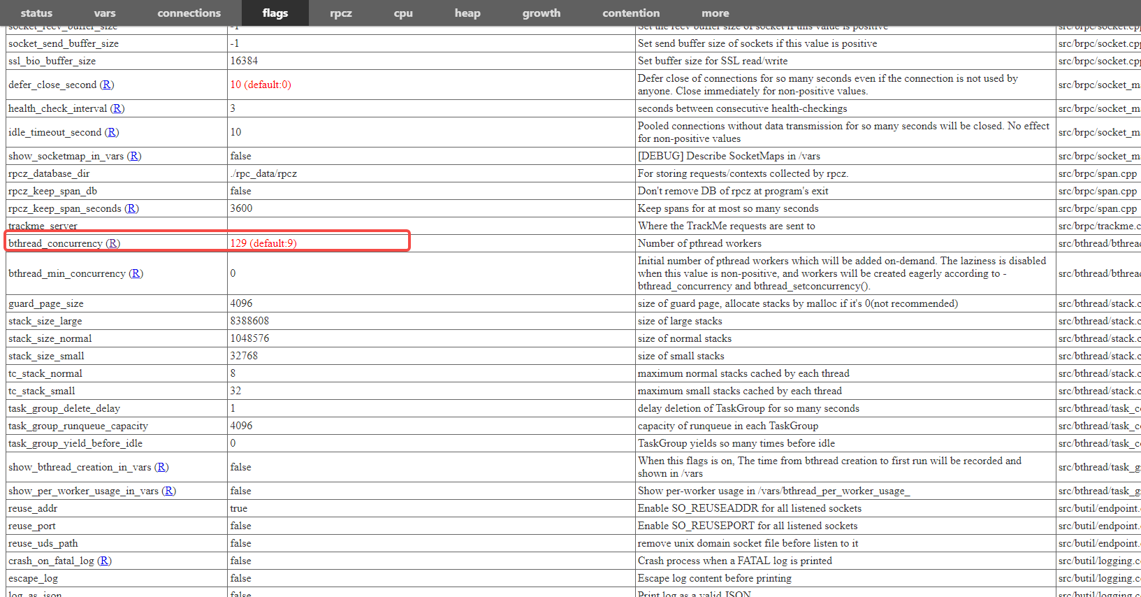 调整bthread_concurrency小于cpu核数不生效问题 · Issue #2125 · apache/brpc · GitHub