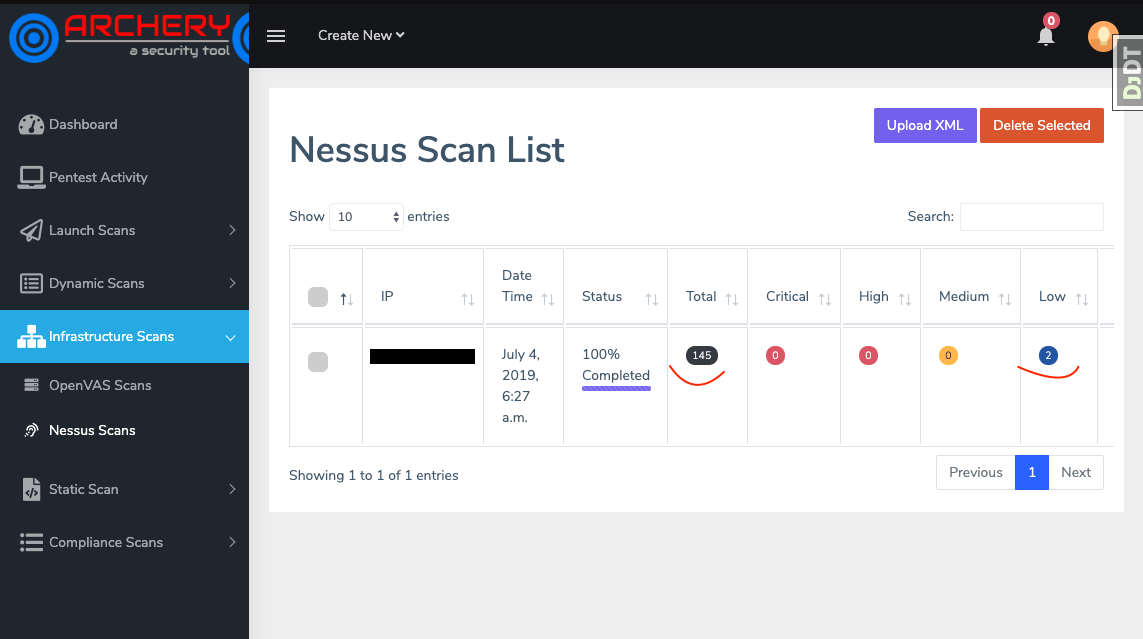Issue in Upload XML parser (Nessus, OpenVas) with range IP scan · Issue #304 · archerysec ...