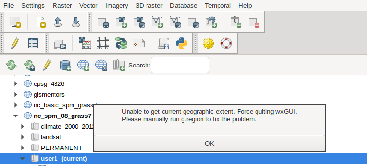 Internal wxGUI MAPSET setting use original MAPSET after switch to another MAPSET · Issue #1047 ...