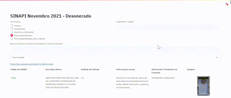 GitHub - ingridkno/consulta_sinapi