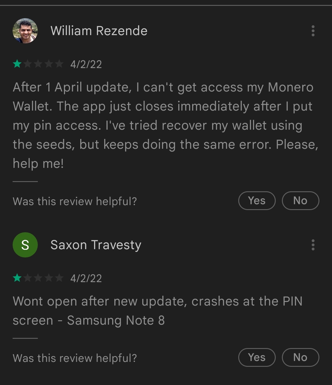 Crashing after google play version update · Issue #322 · cake-tech/cake_wallet · GitHub