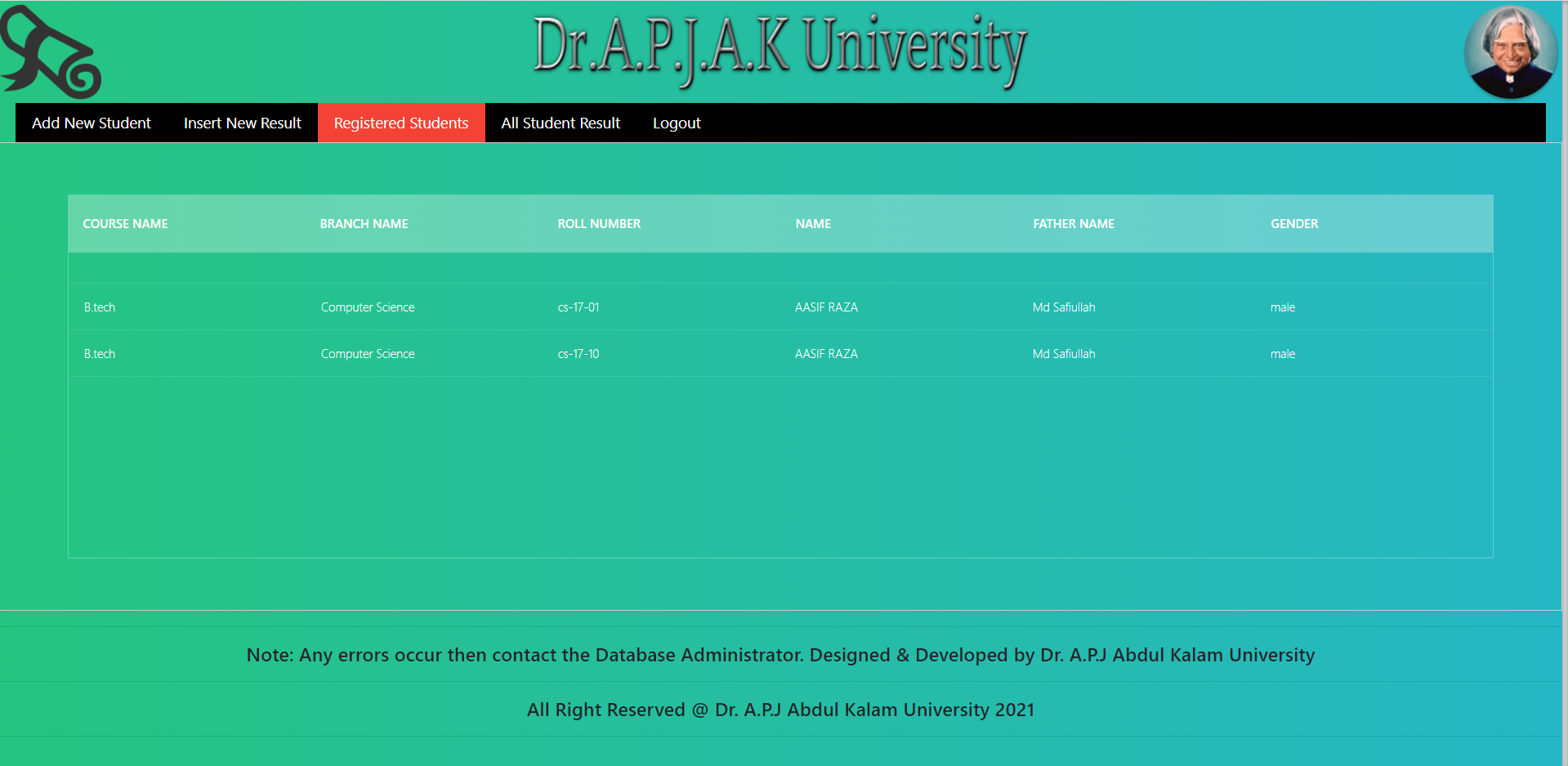 GitHub - razaaasif/Student-Result-Management-System: Its a Java web ...