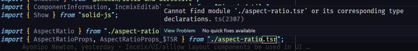tsr - VsCode support importing tsr files with accurate types · Issue #83 · incmixlabs/incmix-tsr ...
