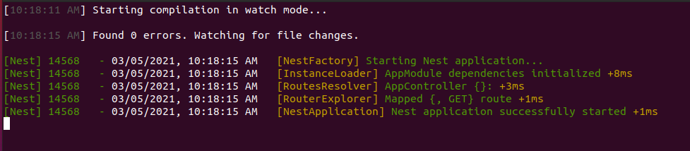 Nest new logs installation failures but bootstraps the app regardless · Issue #1077 · nestjs ...