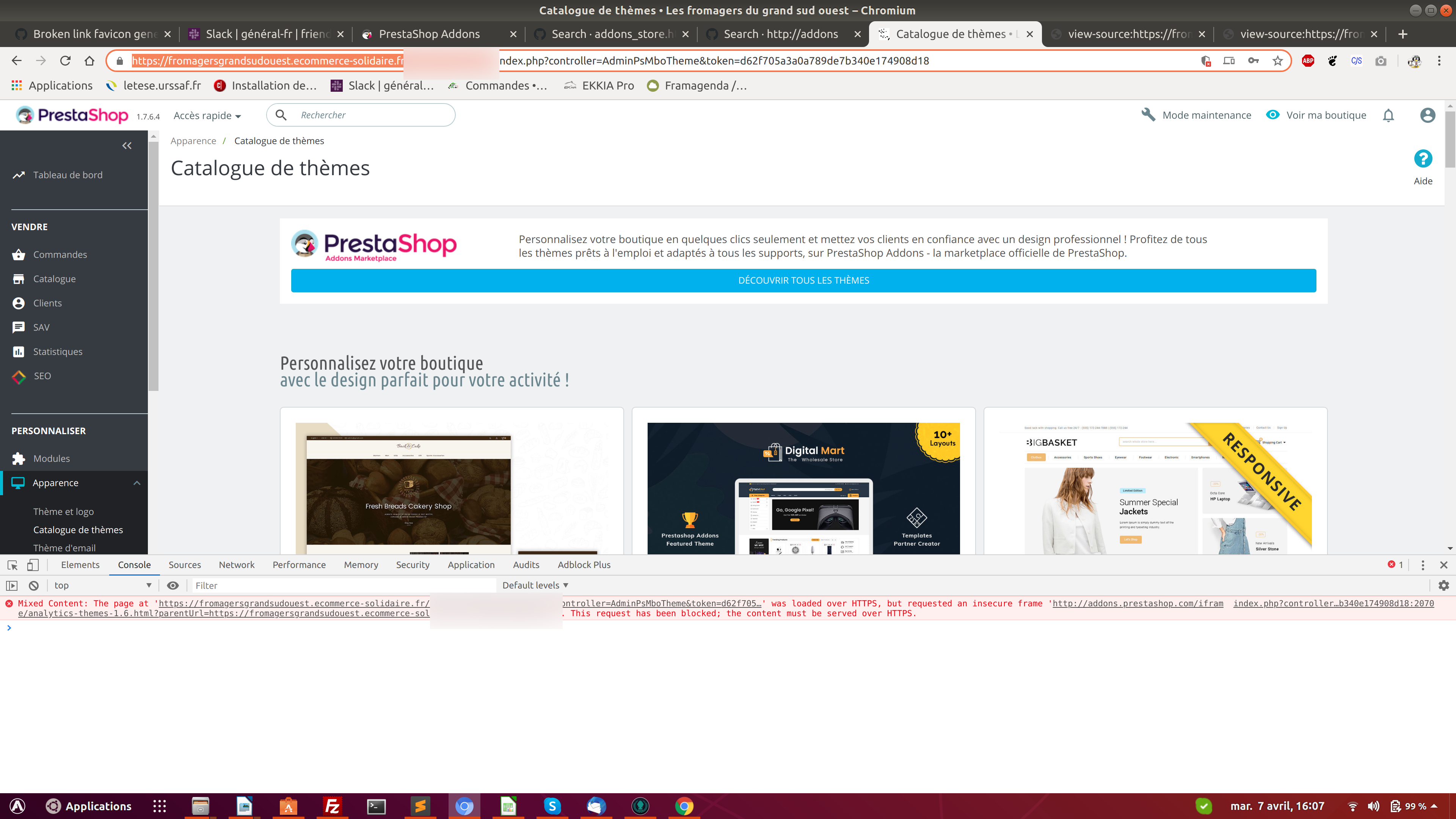 PrestaShop Addons returns an iframe in http instead of https · Issue ...