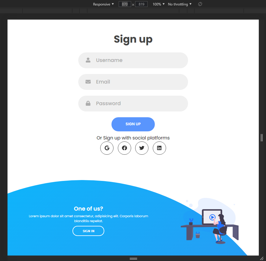 GitHub - alakhaliifah/loginsignup: Responsive login and sign up page ...