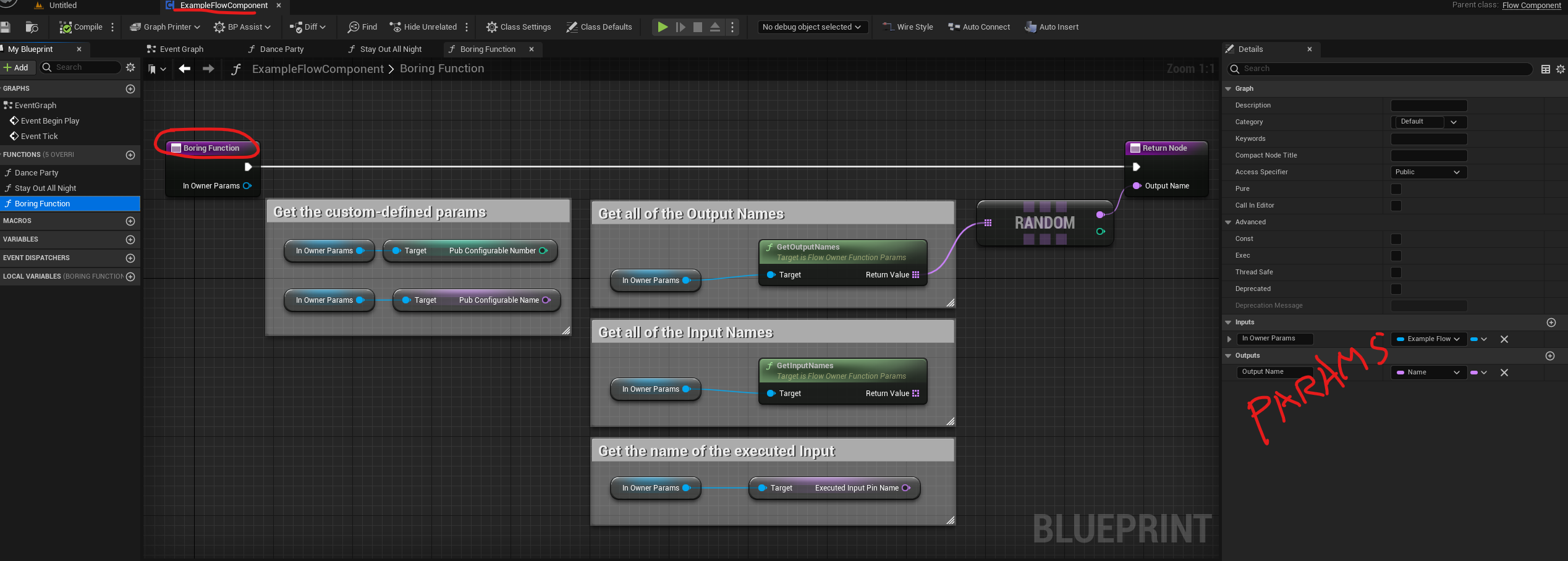 Call Blueprint Owner Function · MothCocoon/FlowGraph Wiki · GitHub