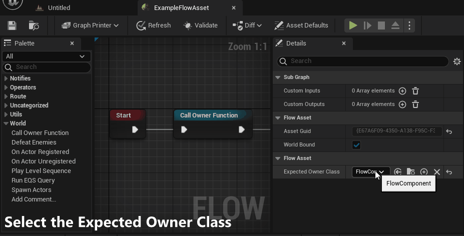 Call Blueprint Owner Function · Mothcocoonflowgraph Wiki · Github 1434
