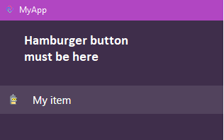 NavigationView: PaneToggleButton style is not working correctly · Issue #5193 · unoplatform/uno ...