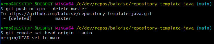 Master >> Main · Issue #15 · baloise/repository-template-java · GitHub