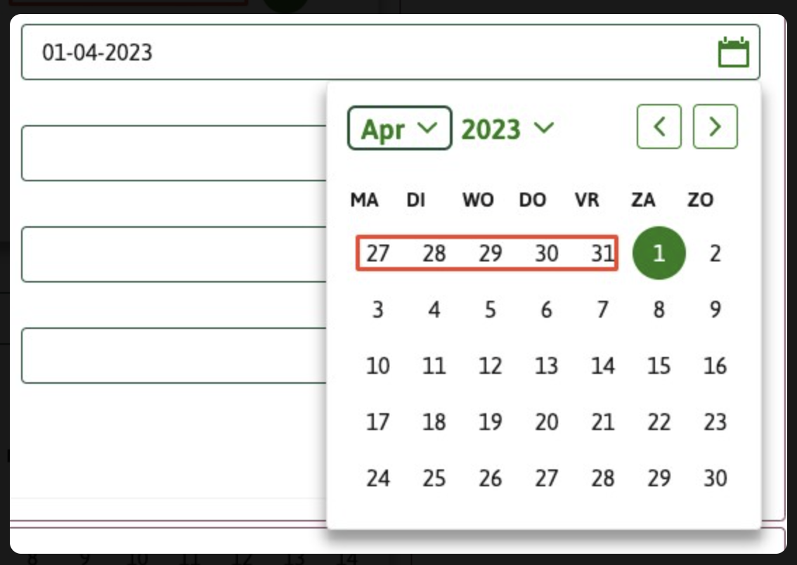 Date picker: grijs maken van disabled dagen voor en na de huidige maand · Issue #2039 · dso ...