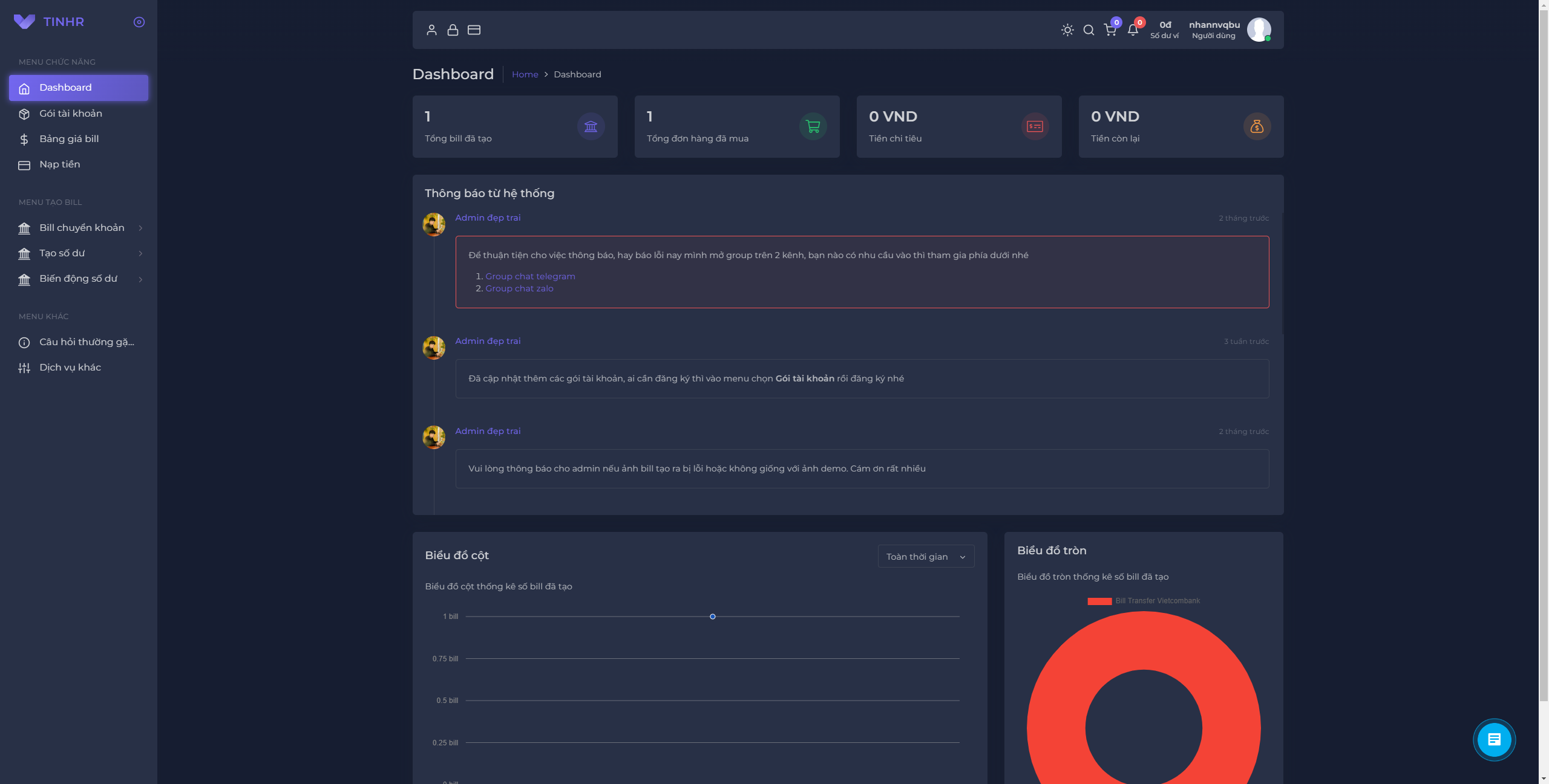 [S_BILL] Xây dựng UI Dashboard · Issue #11 · NhanVAT/SoisotaUI · GitHub