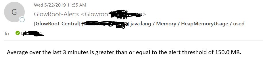GlowRoot sending Alerts needs to be improved · Issue #586 · glowroot/glowroot · GitHub
