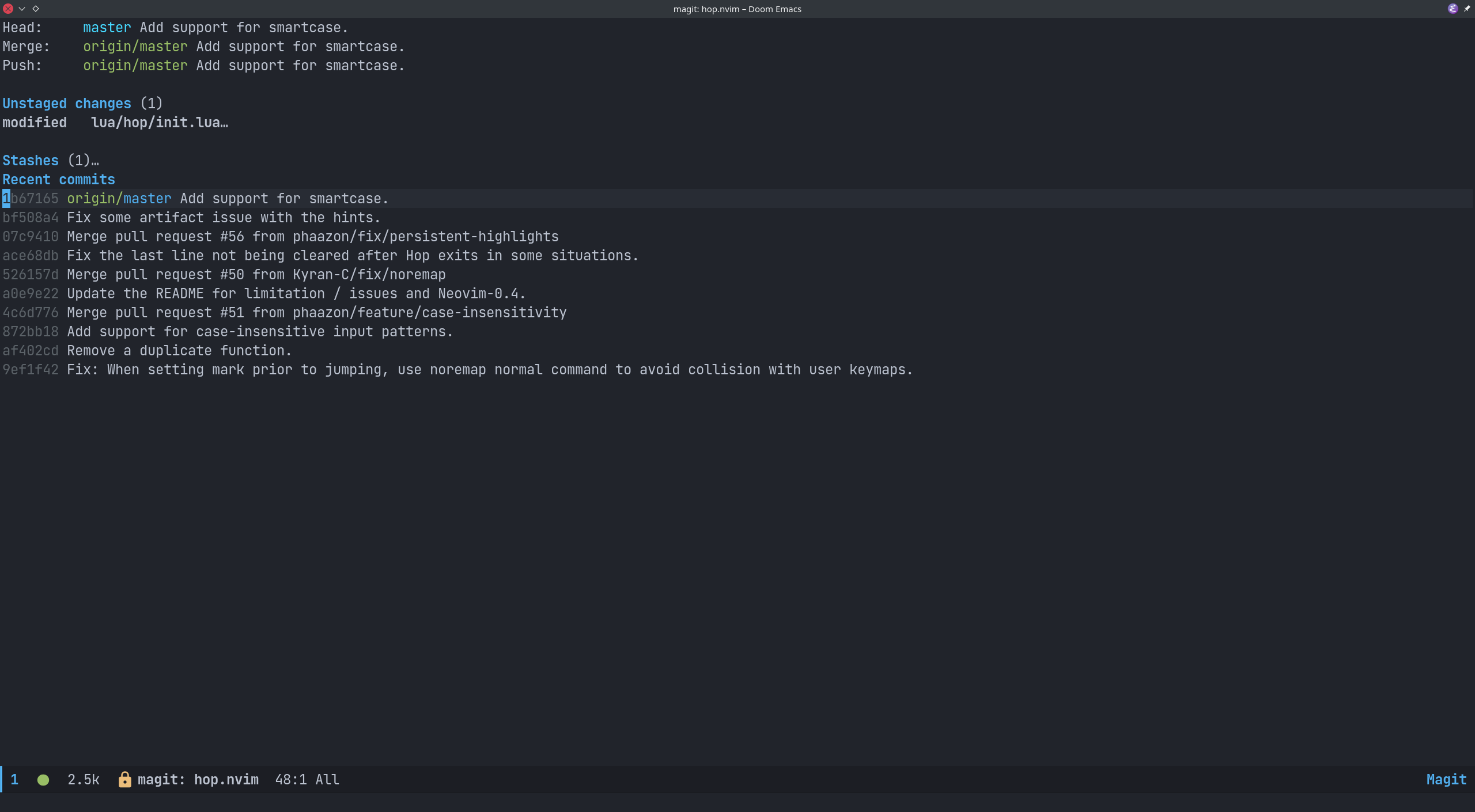 Allow To See And Navigate A Commits Hunk · Issue 89 · Neogitorg Neogit · Github