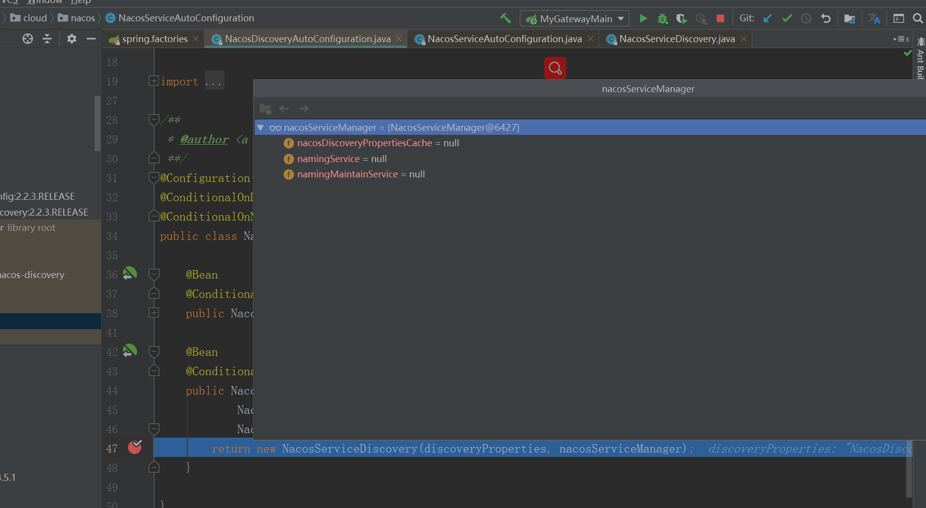 NacosNamingService注入容器时机 · Issue #10001 · alibaba/nacos · GitHub