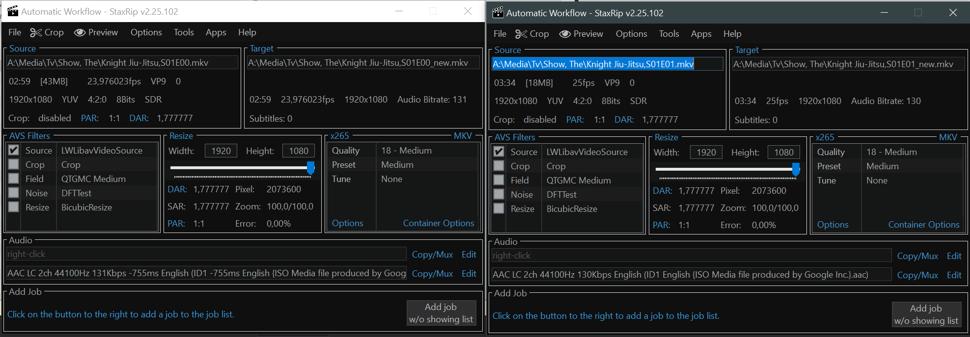 Open Multiple Files Breaks When Source Path Contains a Comma · Issue #1073 · staxrip/staxrip ...