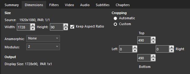 Display Aspect Ratio Issue · Issue 2691 · Handbrake Handbrake · Github