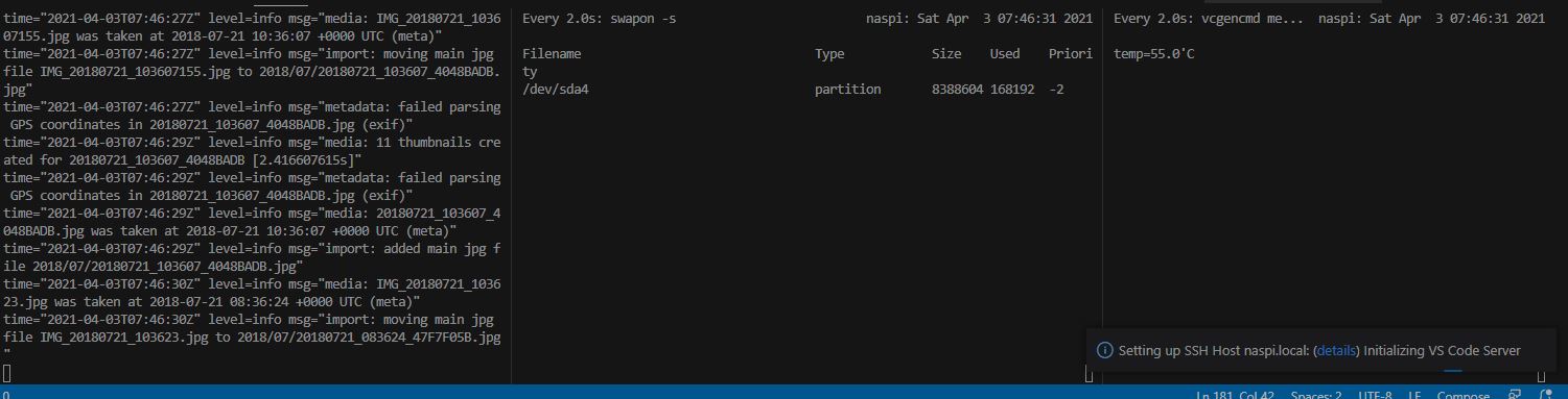 Raspberry Pi 4 crashes while indexing · Issue #1172 · photoprism/photoprism · GitHub