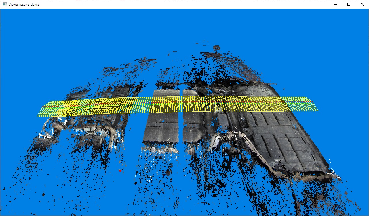 How to iterate throught sfm-data, find missed views (and camera poses), create new poses and ...