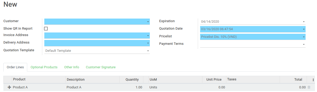 Problems error in the sales quotation with pricelist odoo 13 · Issue #47649 · odoo/odoo · GitHub
