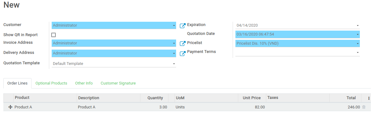 Problems error in the sales quotation with pricelist odoo 13 · Issue #47649 · odoo/odoo · GitHub