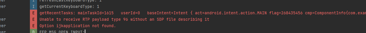 Unable to receive RTP payload type 96 without an SDP file describing it ...