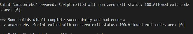 error came when i executing the packer build -debug command at creating the ami image · Issue ...