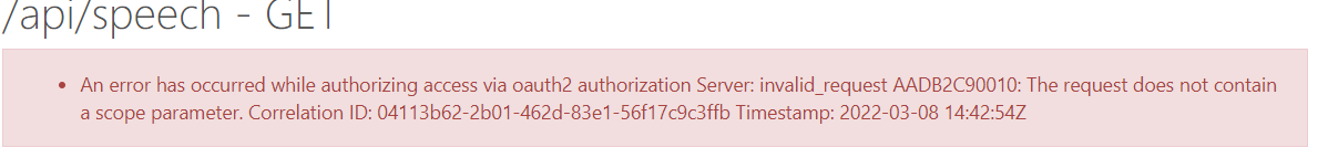 AZURE API MANAGEMENT : An error has occurred while authorizing access via oauth2 authorization ...