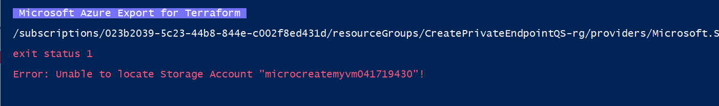 import resource group and include its content does not work · Issue #391 · Azure/aztfexport · GitHub