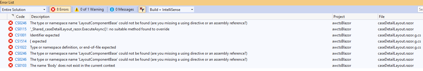 Does renaming from`.cshtml` to `.razor` behave correctly in the editor? · Issue #10265 · dotnet ...