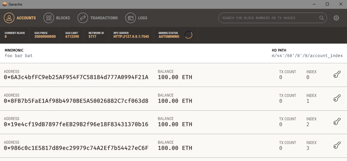 Mnemonics are not checked for accuracy · Issue #91 · trufflesuite/ganache-ui · GitHub