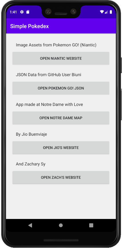 GitHub - hiyajio/android-pokedex: :white_circle::red_circle: ND CSE FA '2020 Programming ...