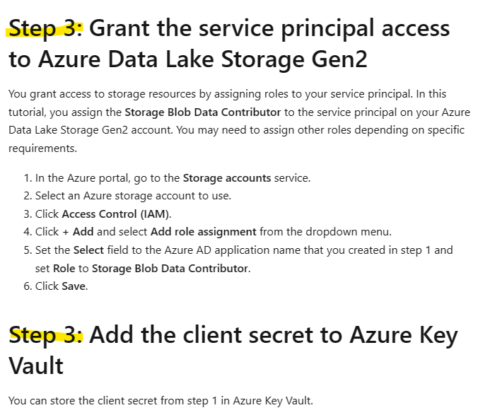 There are 2 "Step 3" and no "Step 4" · Issue #104695 · MicrosoftDocs/azure-docs · GitHub