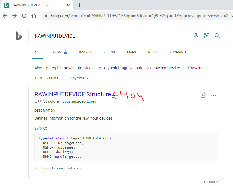 Broken links galore (navigation from Bing search) · Issue #2919 · MicrosoftDocs/feedback · GitHub