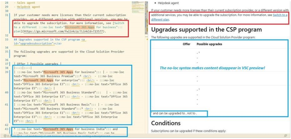 :::no-loc text isn't rendering in preview · Issue #738 · microsoft/vscode-docs-authoring · GitHub