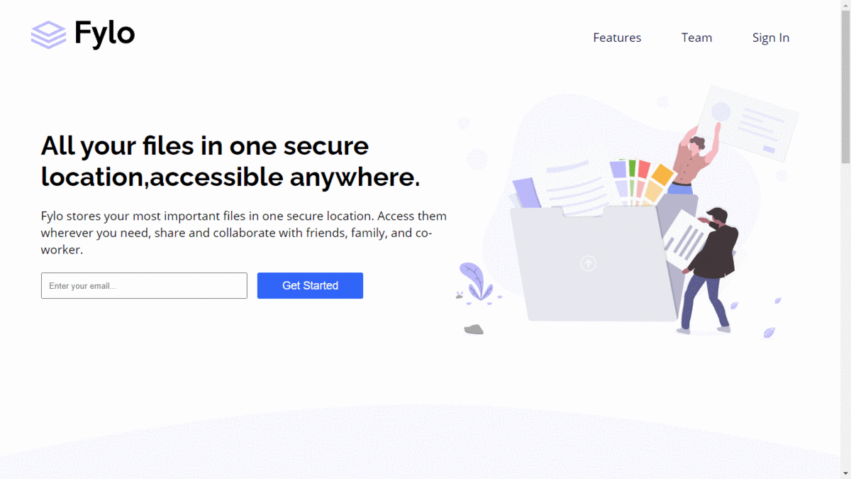 GitHub - oliveiring/fylo-landing: Small challenge from Frontend Mentor ...