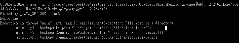 Crash when restoring a world · Issue #8 · Fadenfire/Backups-Mod · GitHub