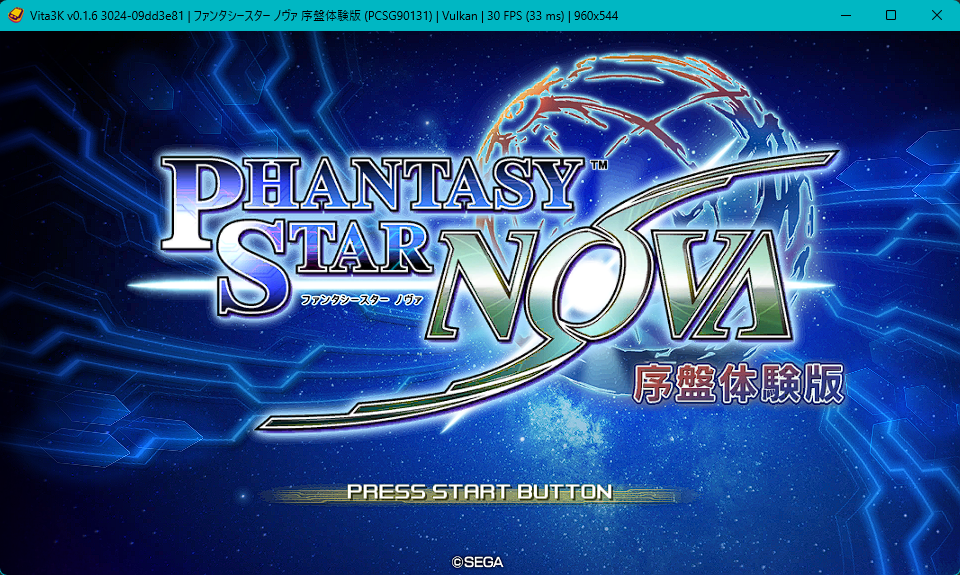 Phantasy Star Nova (DEMO) [PCSG90131] · Issue #1256 · Vita3K/compatibility · GitHub