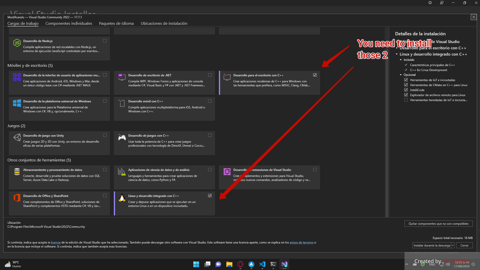 vcpkg install error:in triplet x64-windows: Unable to find a valid Visual Studio instance Could ...