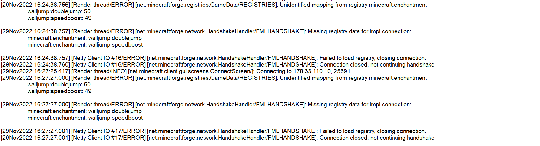 Issues connecting to the server after changing config · Issue #31 · dangbroitsdon/Wall-Jump ...