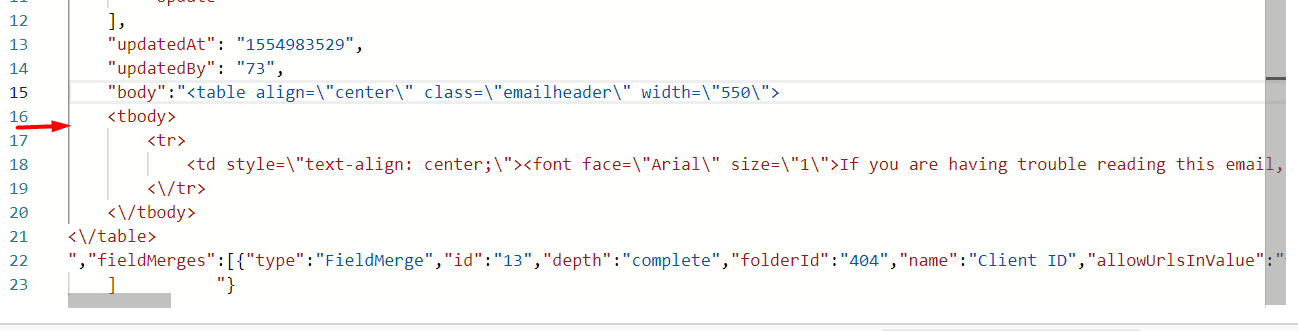 Html in string properties broke the JSON view of the item · Issue #7012 ...