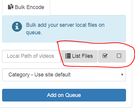 [BUG] Bulk Encode Buttons unusable · Issue #1739 · WWBN/AVideo · GitHub