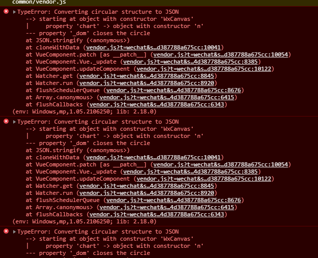 小程序打印多个饼图报错 · Issue #15305 · apache/echarts · GitHub