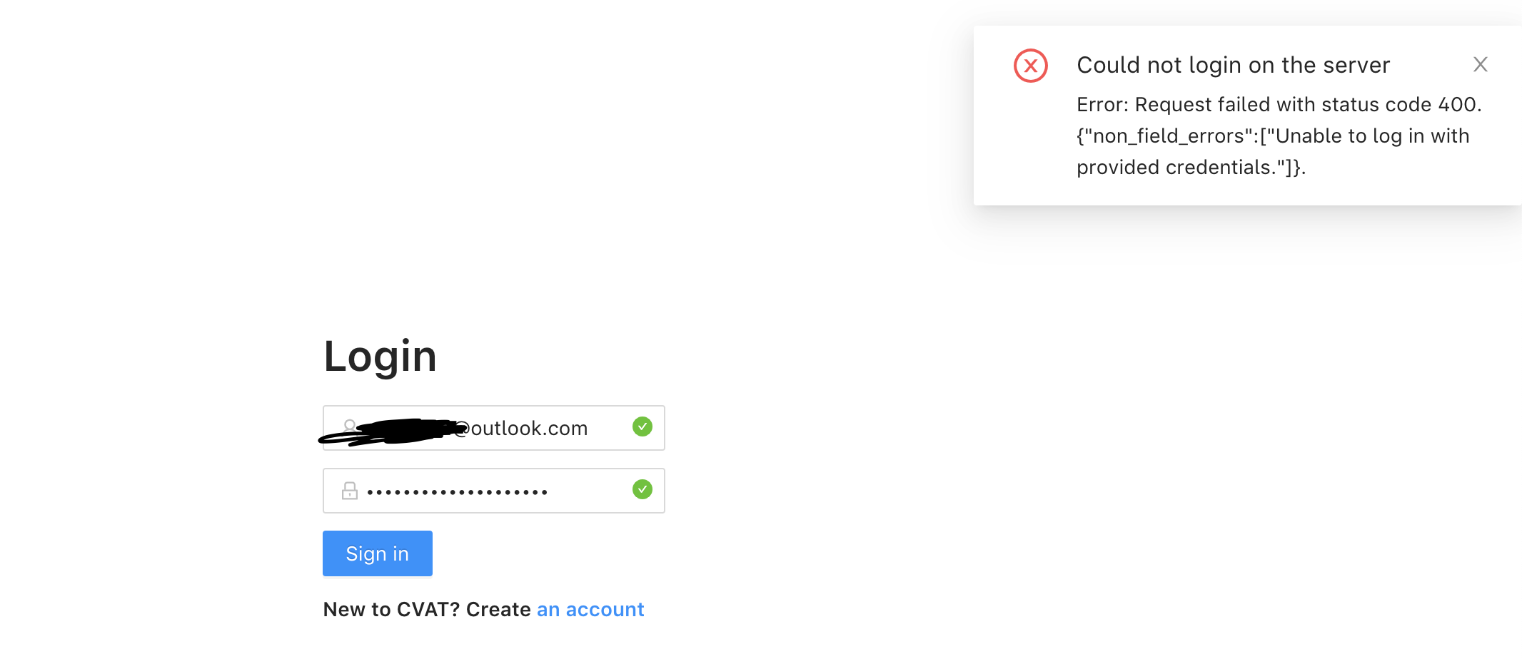 Could not login in after register a new account · Issue #3129 · cvat-ai ...