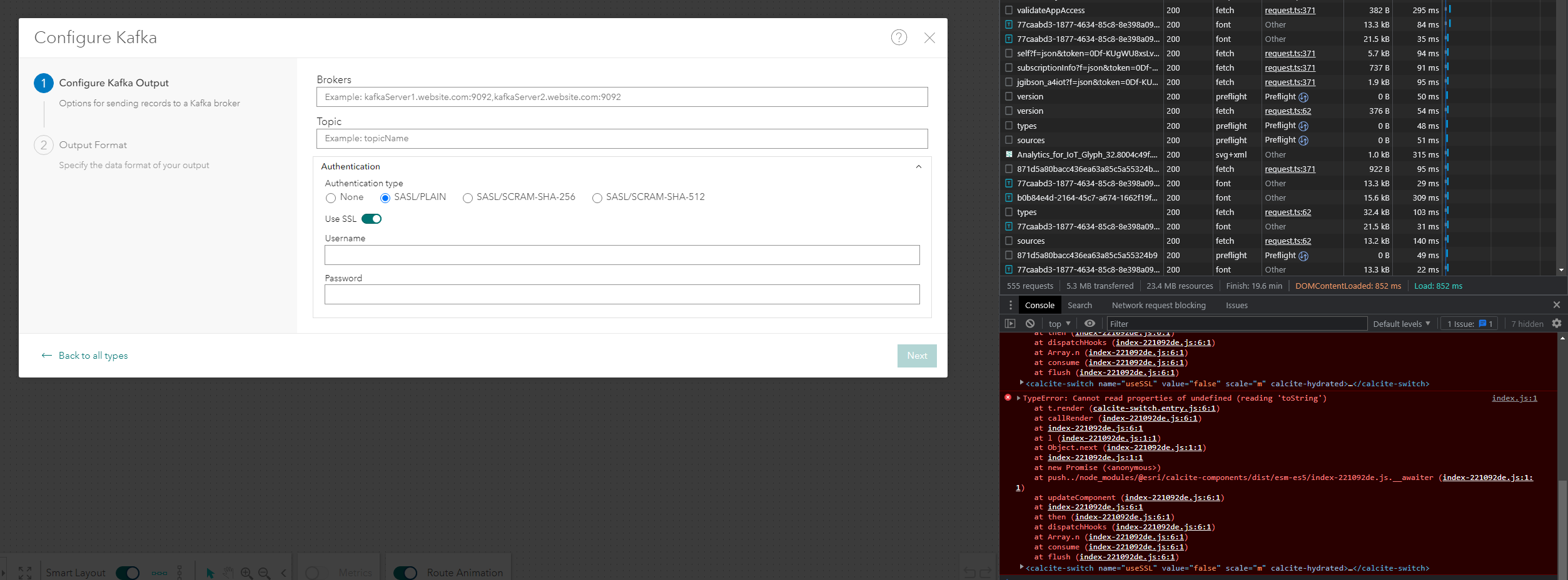 Console Error Rendering Bug When `calcite Radio Button` Does Not Have